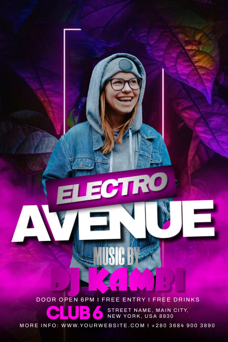 Purple Maximalist Party Template Poster | PosterMyWall