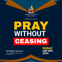 Pray Without Ceasing Template | PosterMyWall
