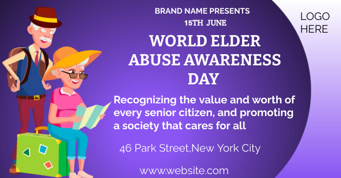 Purple Maximalist Purple Maximalist World Eld Template | PosterMyWall