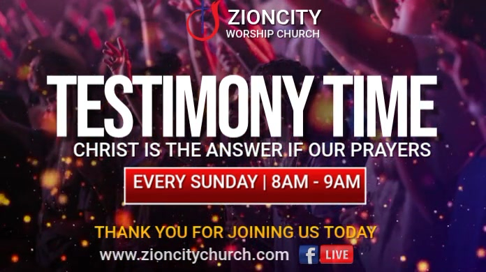 Purple Maximalist Testimony Time Twitter Post Template | PosterMyWall