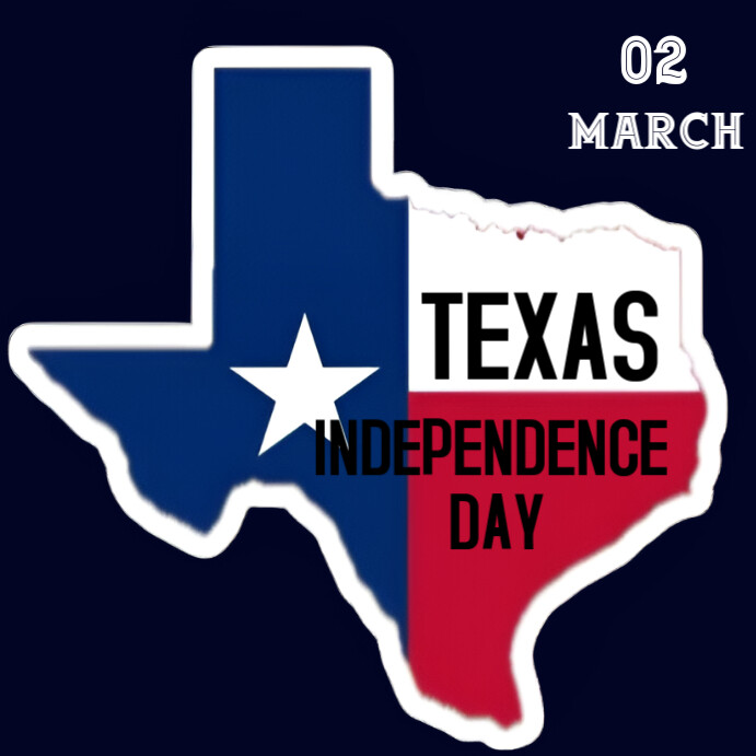 Plantilla de Purple Maximalist Texas Independence Instagram Post ...