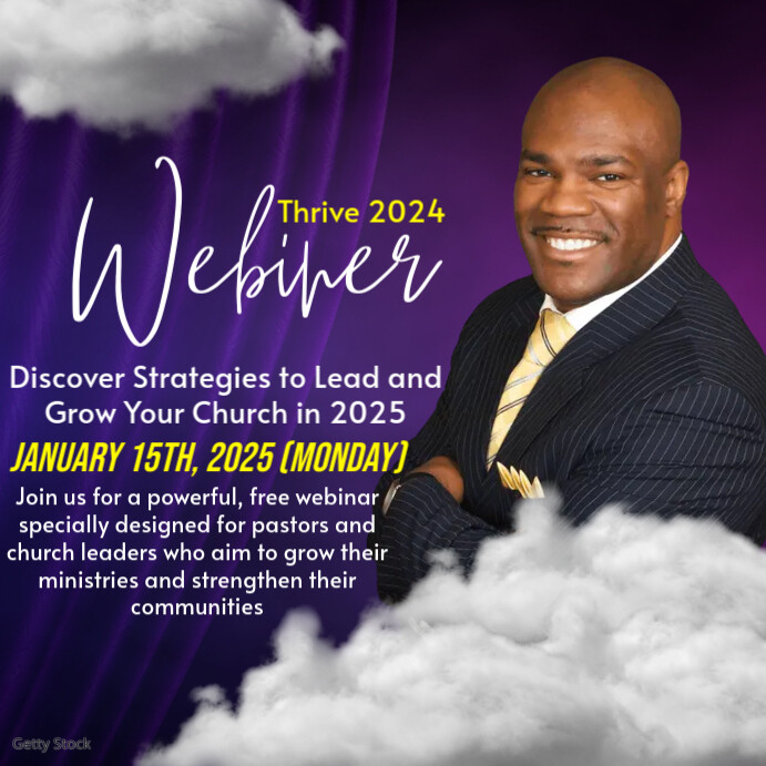 Purple Maximalist Thrive Webinar Instagram Post Template | PosterMyWall