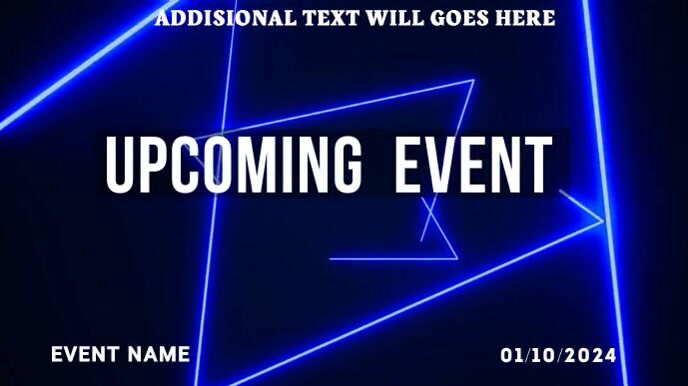 Purple Maximalist Upcoming Event Digital Disp Template | PosterMyWall