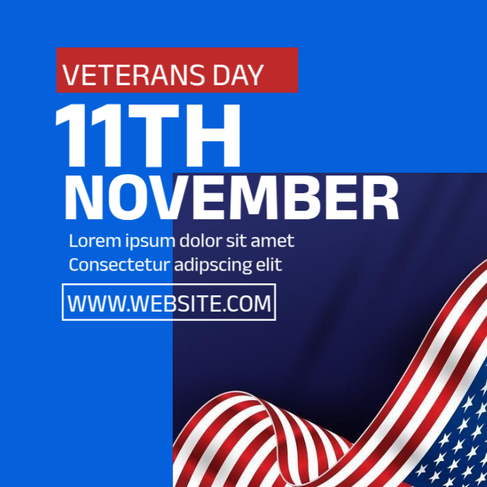 Purple Maximalist Veterans Parade Army Flyer Navy Flyer Instagram Post ...
