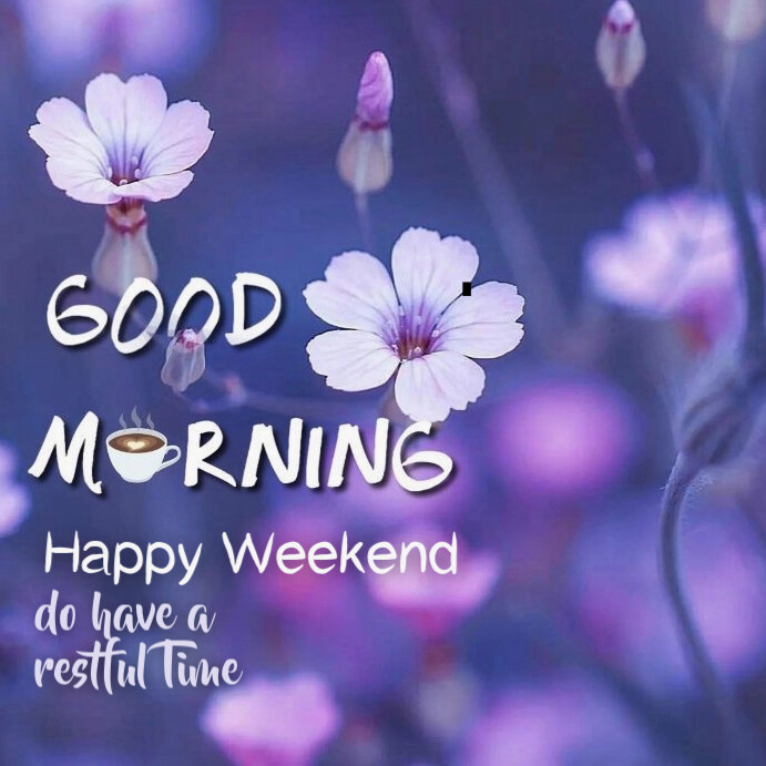 Plantilla de Purple Maximalist Weekend Mornings Instagram Post | PosterMyWall