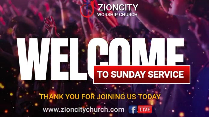 Purple Maximalist Welcome To Church Service Twitter Post Template ...