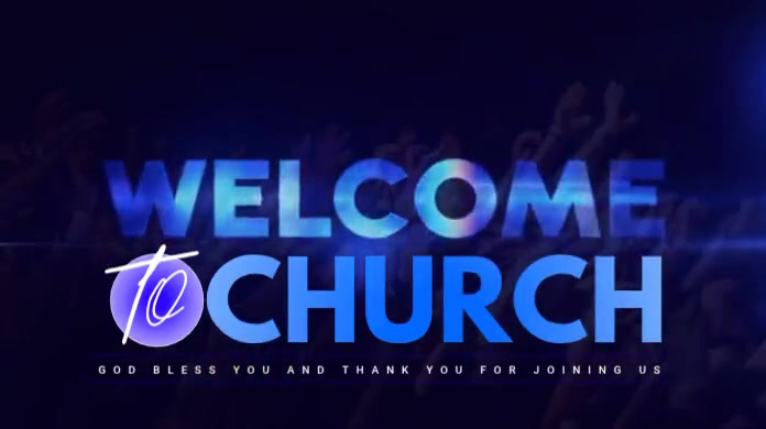Purple Maximalist Welcome To Church Template Twitter Post | PosterMyWall