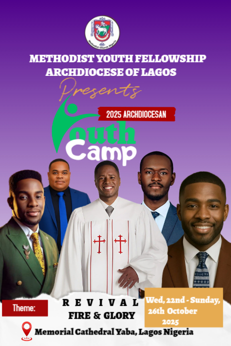 Plantilla de Purple Maximalist Youth Camp Poster | PosterMyWall