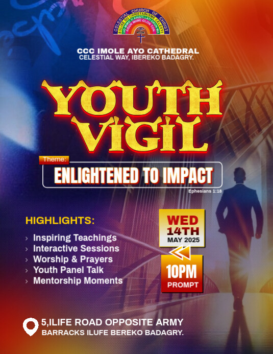 Copy of Purple Maximalist Youth Vigil Template Design Flyer (us Letter ...