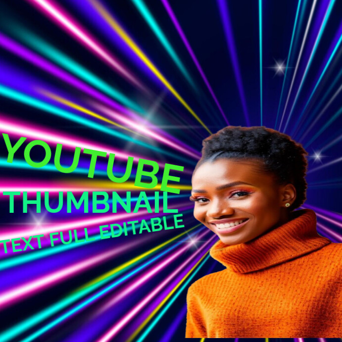 Purple Maximalist Youtube Thumbnail Instagram Post Template | PosterMyWall