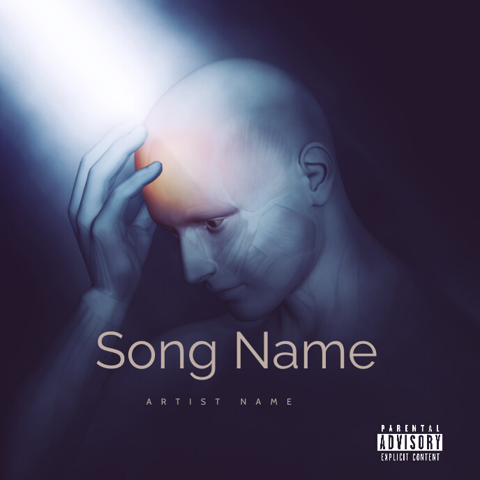 Purple Modern & Minimal Album Cover Design Template | PosterMyWall