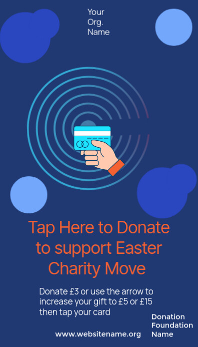 Copy of Purple Modern & Minimal Charity Donation Card Business Card ...