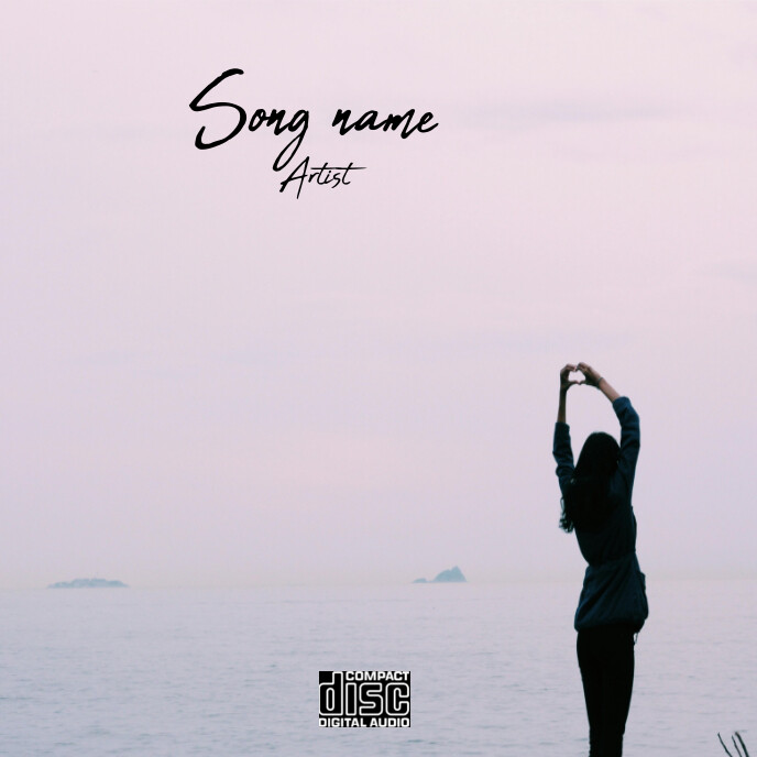 Purple Modern & Minimal Design Sty Album Cove Template | PosterMyWall