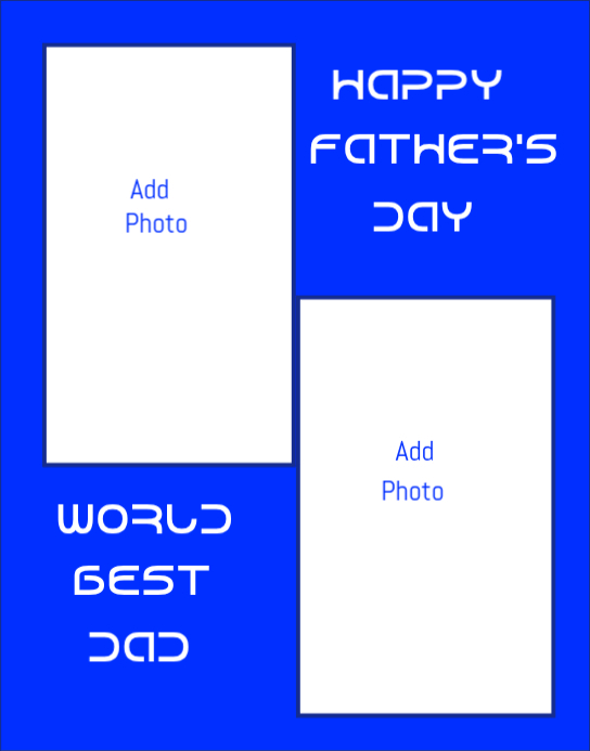 Plantilla de Father's Day Póster/tablero | PosterMyWall