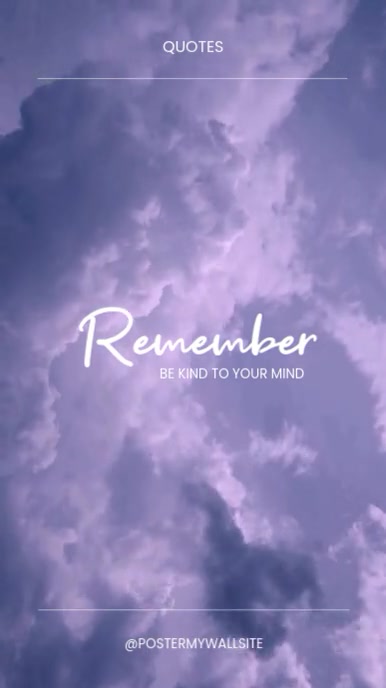 Copy of Purple Modern & Minimal Motivation Quotes Instagram Reel ...