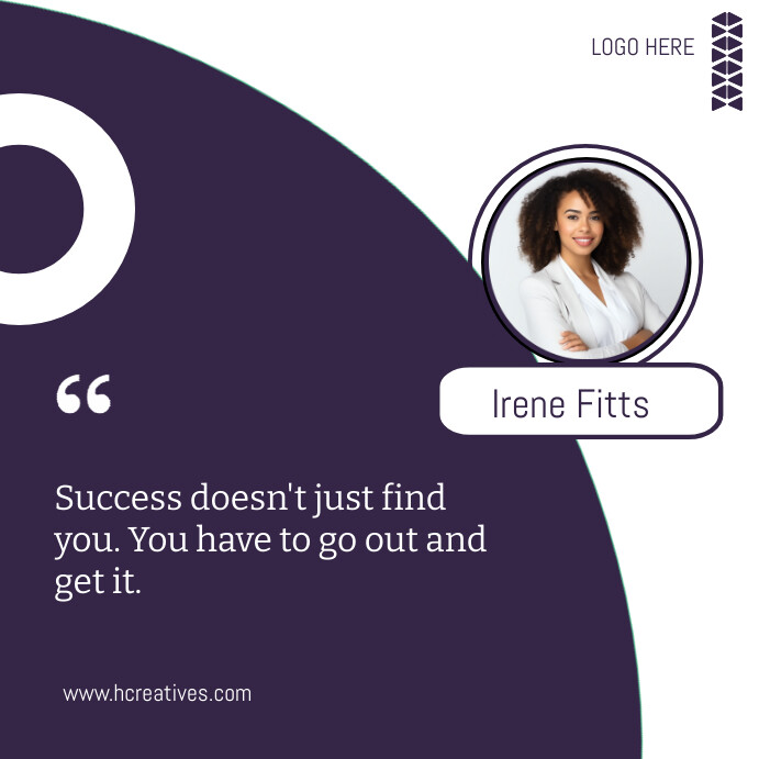 Purple Modern & Minimal Motivational Quotes I Template | PosterMyWall