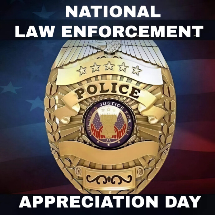 Copy of Purple Modern & Minimal National Law Enforcement Appreciation ...