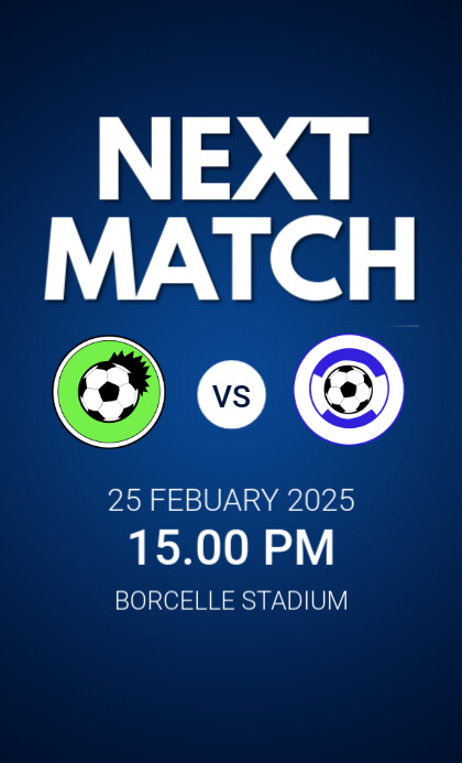 Copy of Purple Modern & Minimal Soccer Next Match Us Legal | PosterMyWall