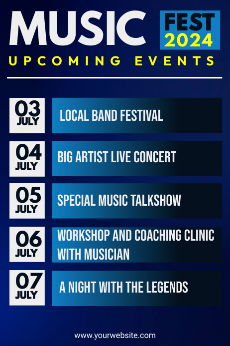 Purple Modern & Minimal Upcoming Event Poster Template | PosterMyWall