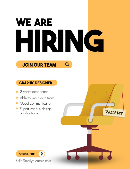 Plantilla de Purple Modern We Are Hiring Posters | PosterMyWall