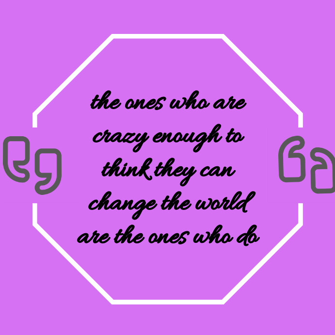 Plantilla de purple motivational quote | PosterMyWall