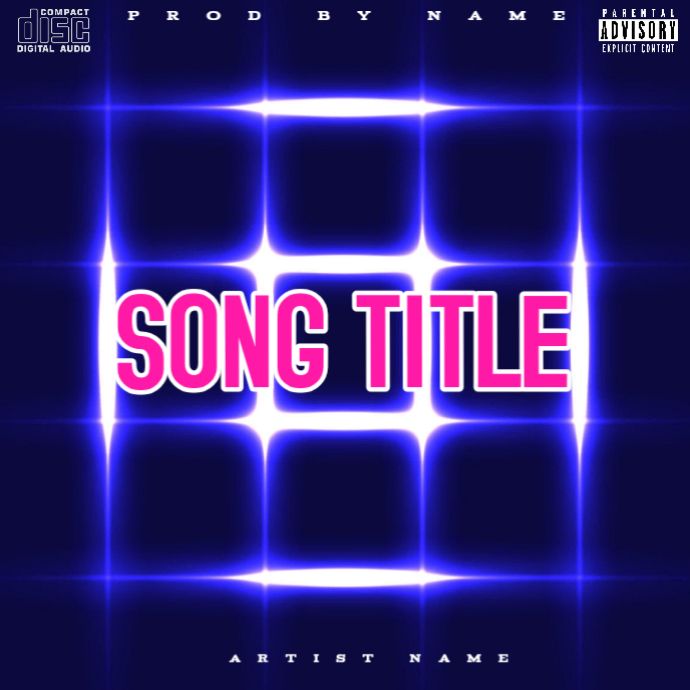 Purple Music Album Cover Album Cover Template | PosterMyWall