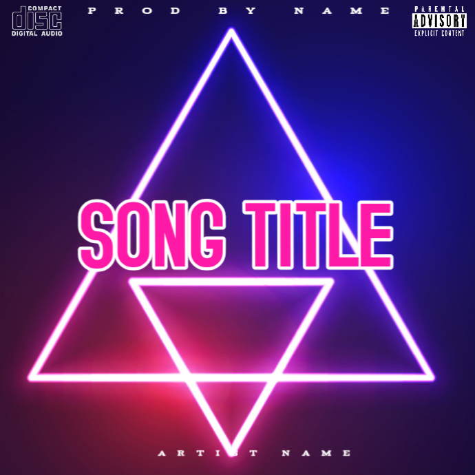 Purple Music Album Cover Album Cover Template | PosterMyWall