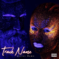 Purple Music Album Cover Album Cover Video Template | PosterMyWall