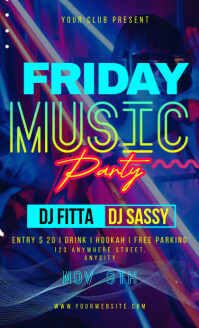 Friday Party Template | PosterMyWall