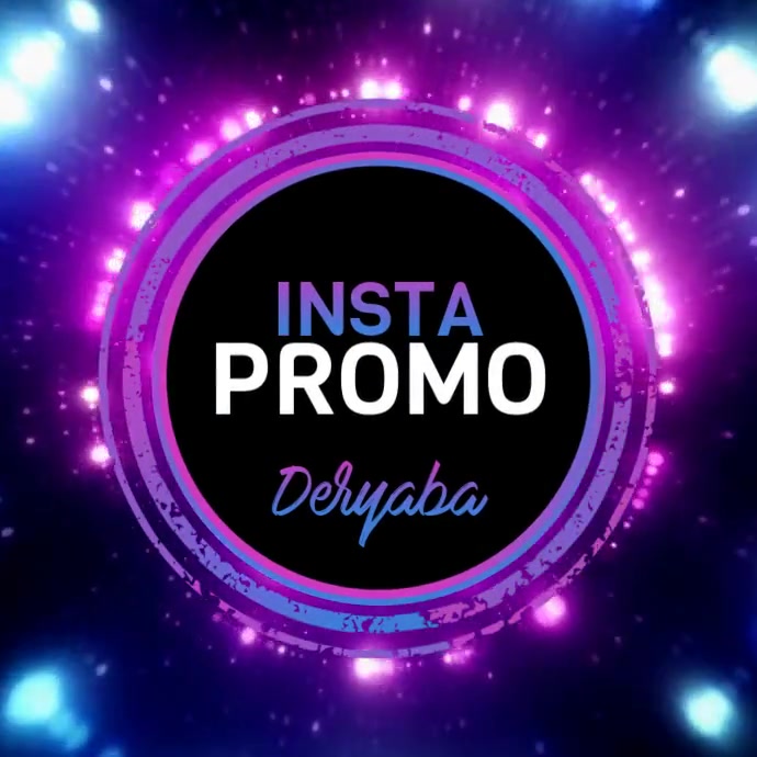 Purple Neon Instagram Promo Promotion Video L Template | PosterMyWall
