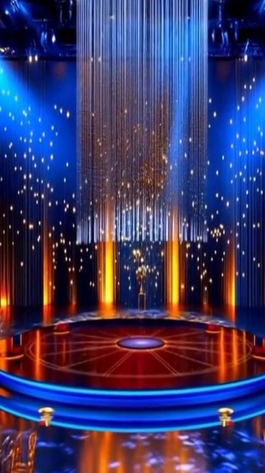 Purple Neon Talent Show Background Instagram Reel Template | PosterMyWall