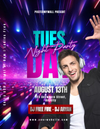 Tuesday Night Party Template | PosterMyWall