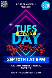 Tuesday Party Template | PosterMyWall