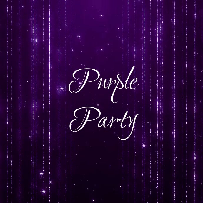 Purple party Template | PosterMyWall