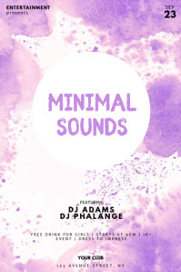 Purple Party Flyer template | PosterMyWall