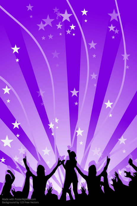 Copy of purple party | PosterMyWall