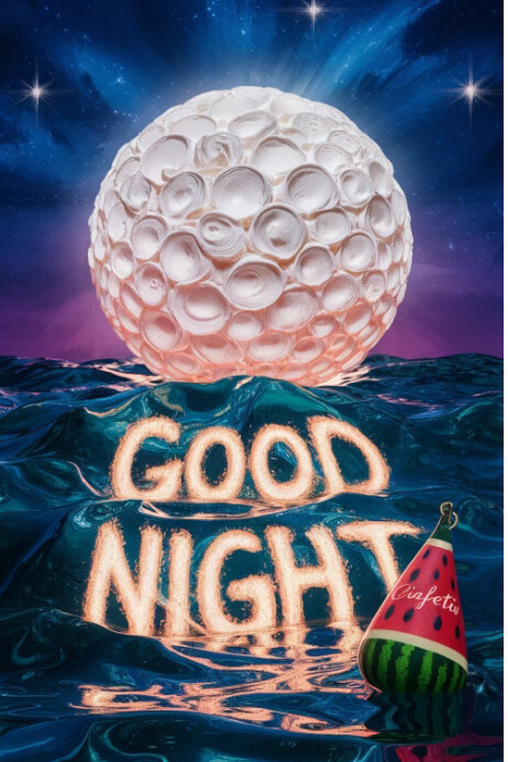 Copy of Purple Pastel Goodnight Poster | PosterMyWall