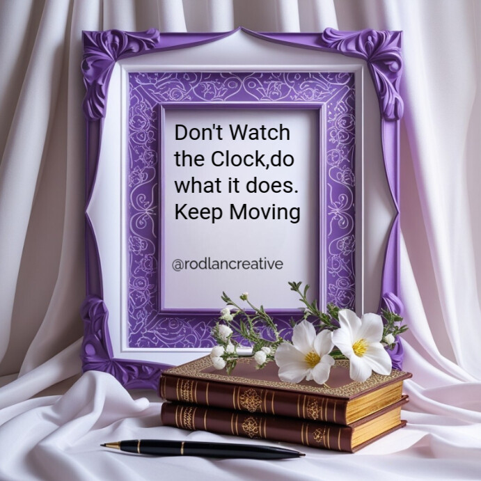 Purple Pastel Motivational Quote Instagram Post Template | PosterMyWall