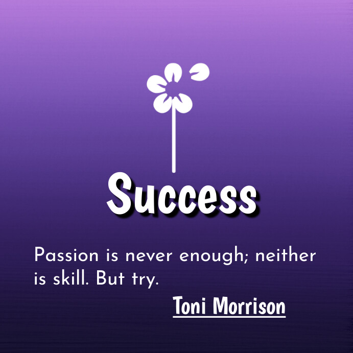 Copy of Purple Pastel Success And Motivational Inspir | PosterMyWall