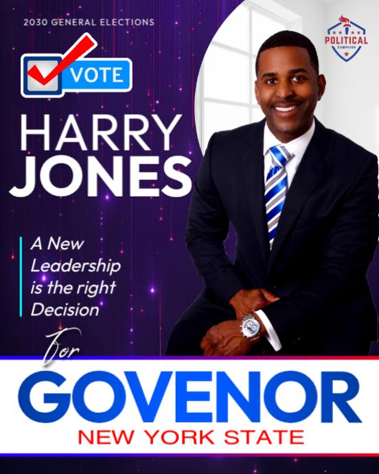 Purple Political Campaign elections vote for governor presidential ...