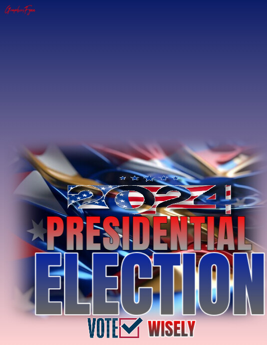 Purple Presidential Election Flyer (us Letter) Template | PosterMyWall