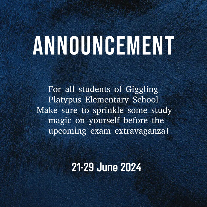 Purple Professional Announcement Flyers Inst Templat | PosterMyWall