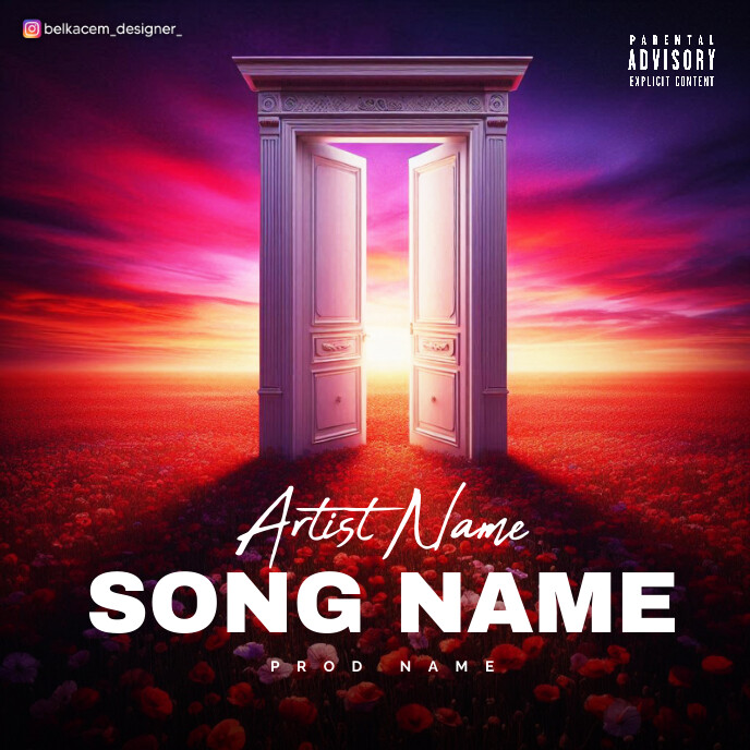 Purple Professional Canvas Music Album Cover Template | PosterMyWall