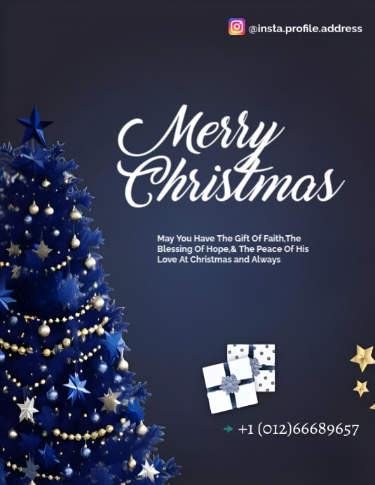 Purple Professional Christmas Flyer (us Lett Template | PosterMyWall