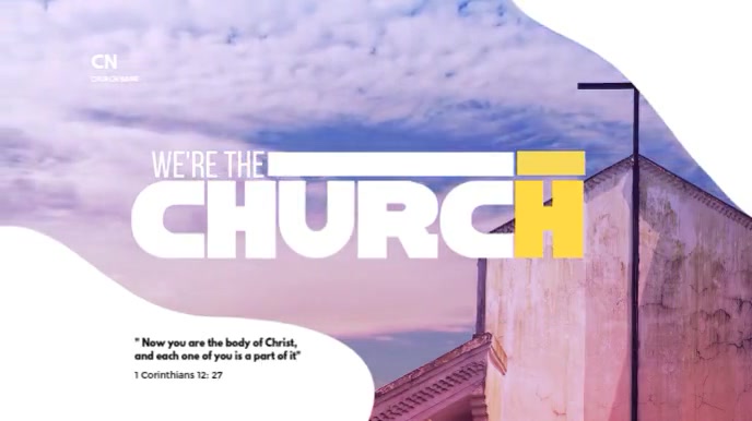 Purple Professional Church, Video, Display Background Presentation ...