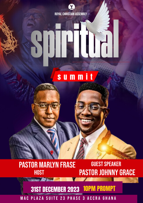 Purple Professional Church Flyers A4 Template | PosterMyWall