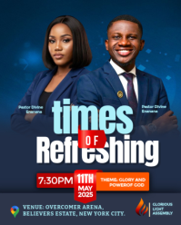 Purple Professional Church Flyers Instagram Portrait Template ...