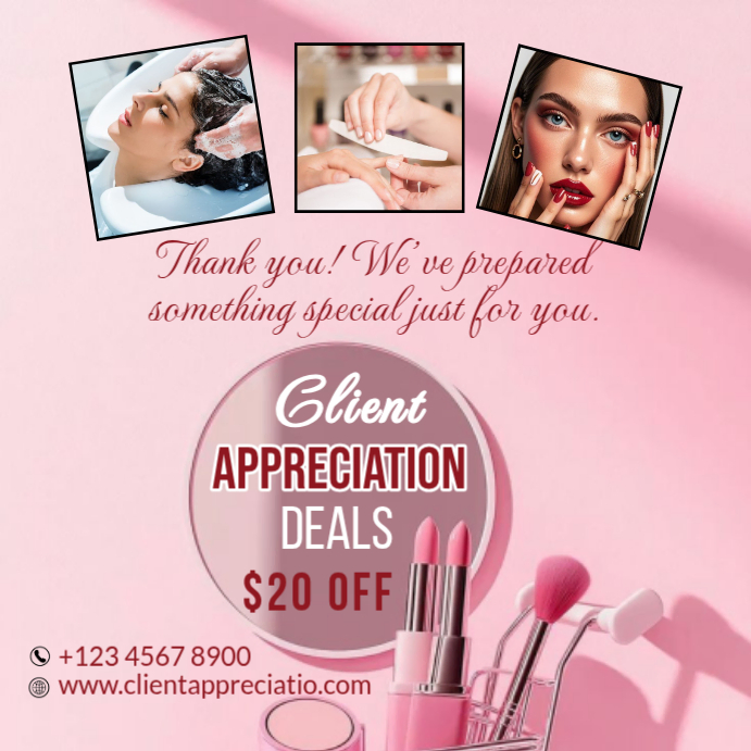 Plantilla de Purple Professional Client Appreciation Instagram Post ...