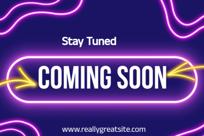 Purple Professional Coming Soon Poster Template | PosterMyWall