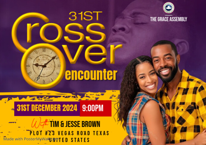 Copy of Purple Professional Cross Over Flyer A4 | PosterMyWall